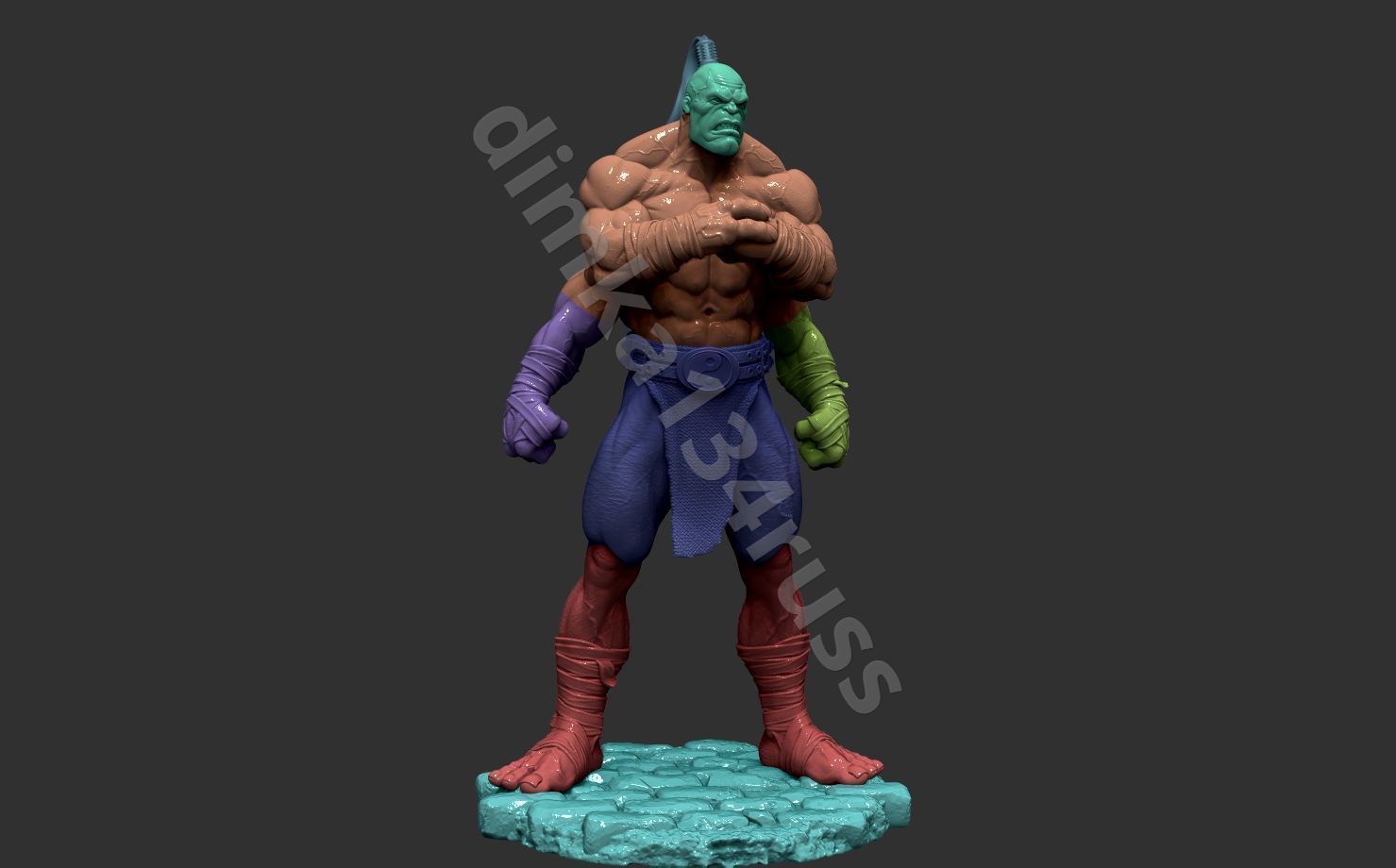 Goro mortal kombat 3D model 3D printable | CGTrader