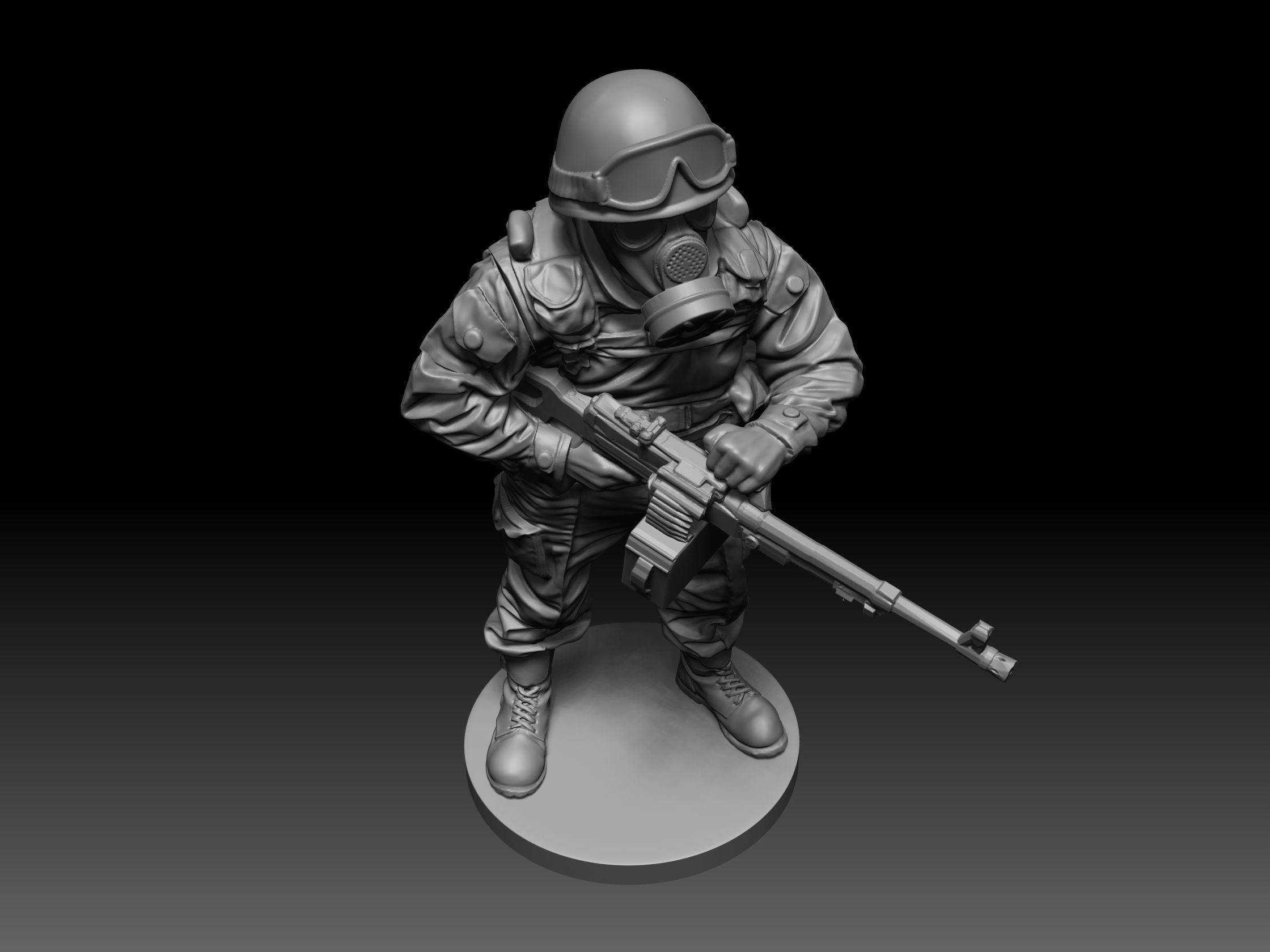 Soldier 28mm scale 3D model 3D printable | CGTrader