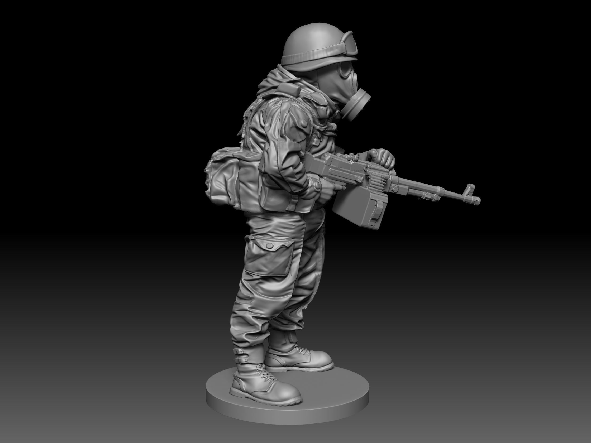 Soldier 28mm scale 3D model 3D printable | CGTrader