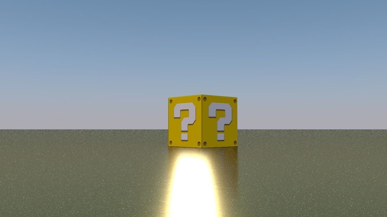 Mario Lucky Block Model free Texture | CGTrader