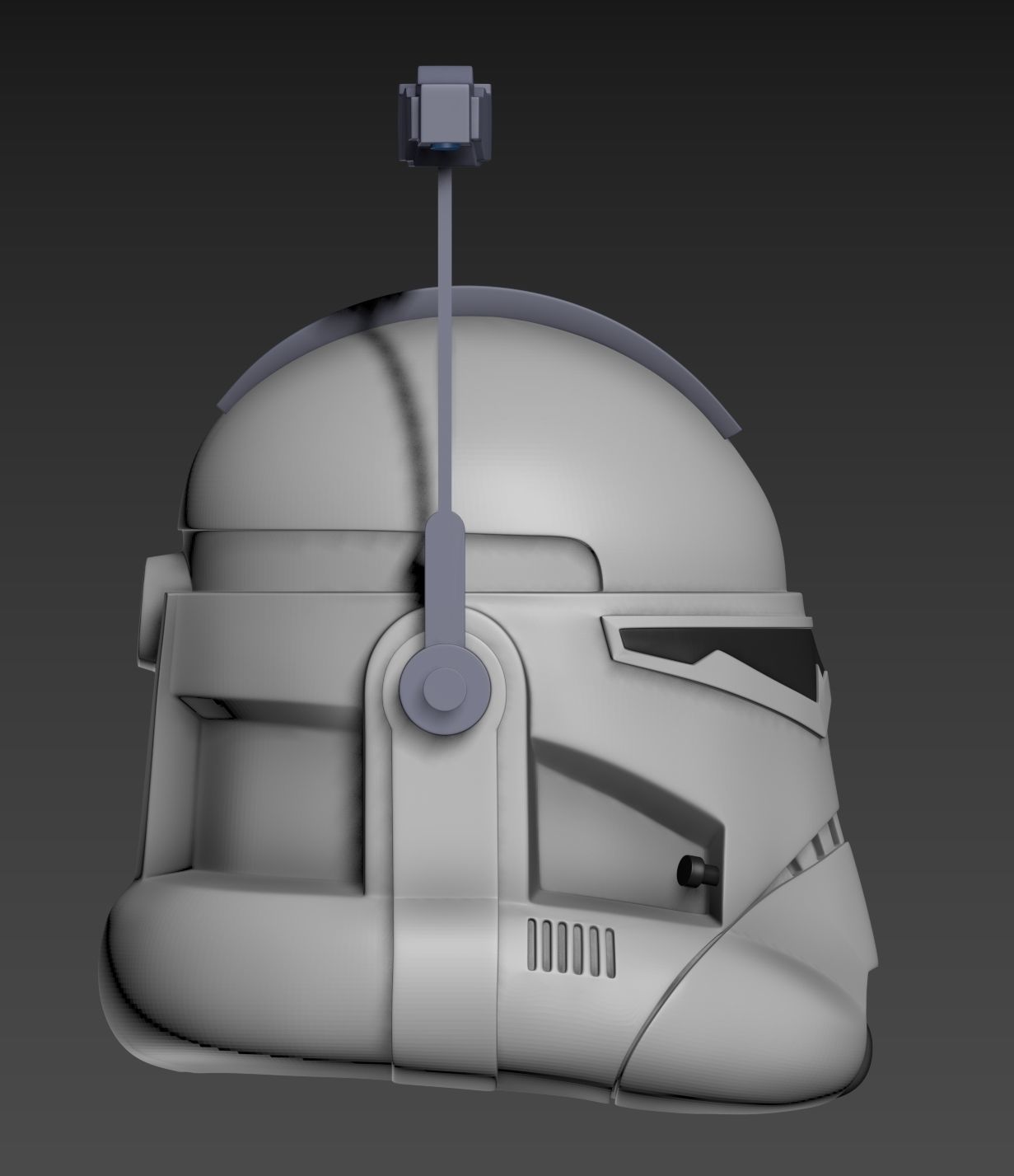 Star Wars Clone Commander Wolffe Helmet Season 4 3D model 3D printable ...