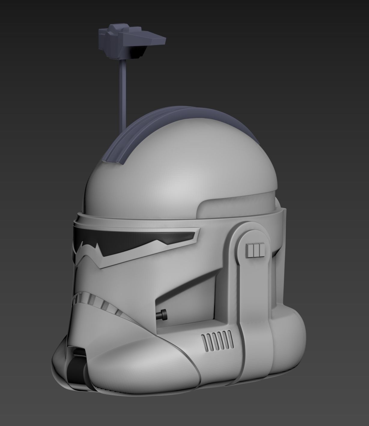 Star Wars Clone Commander Wolffe Helmet Season 4 3D model 3D printable ...