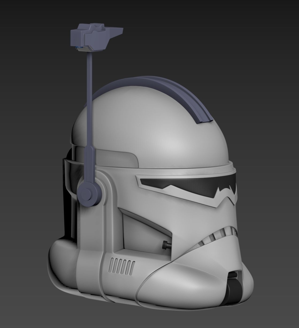 Star Wars Clone Commander Wolffe Helmet Season 4 3D model 3D printable ...