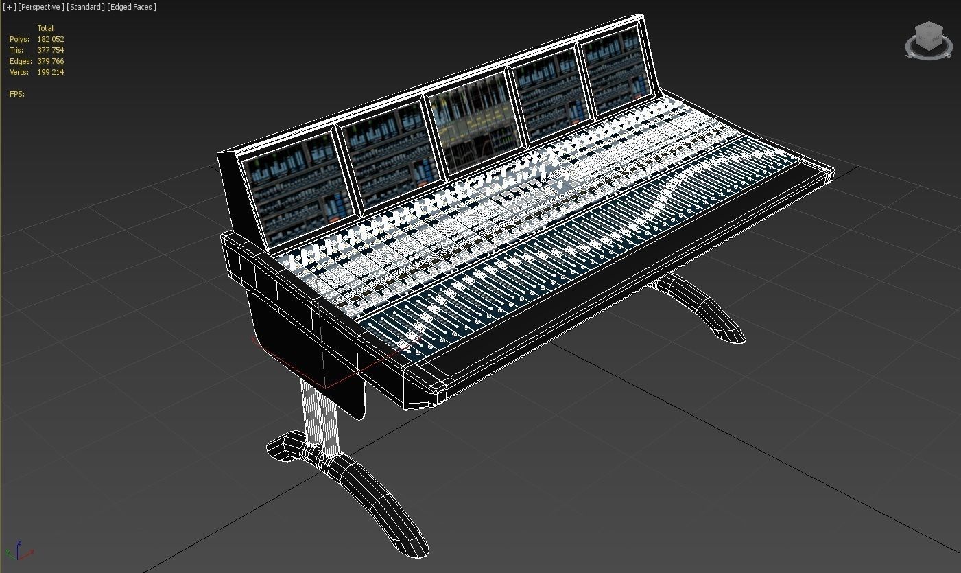 Solid State Logic SSL C10 HD Digital Broadcast Console 3D model | CGTrader