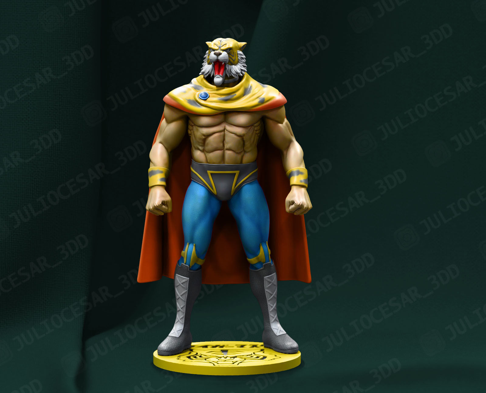 Tiger mask 3D model 3D printable | CGTrader