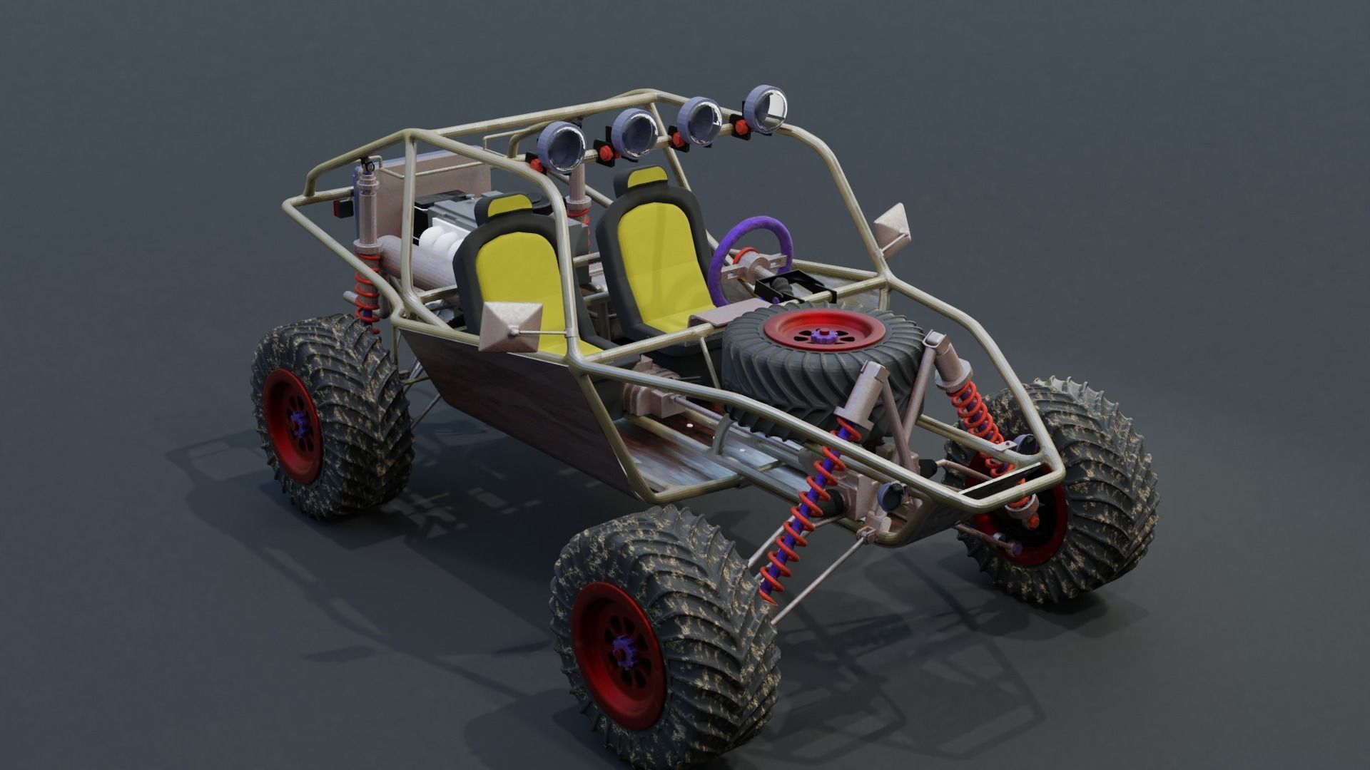 Dune Buggy 3D model | CGTrader
