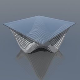parametric table free 3D model | CGTrader