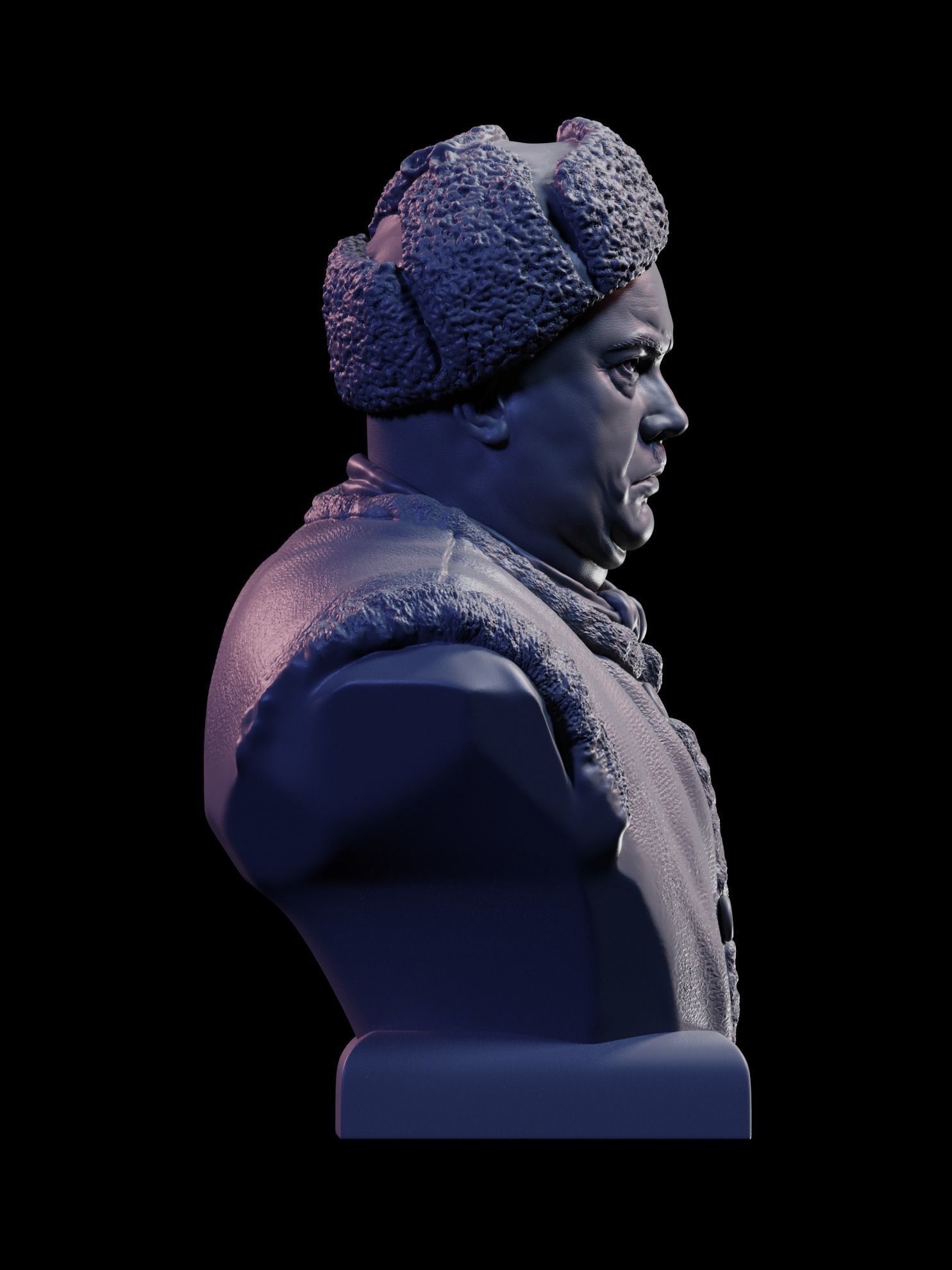 Morgunov bust 1 3D model 3D printable | CGTrader