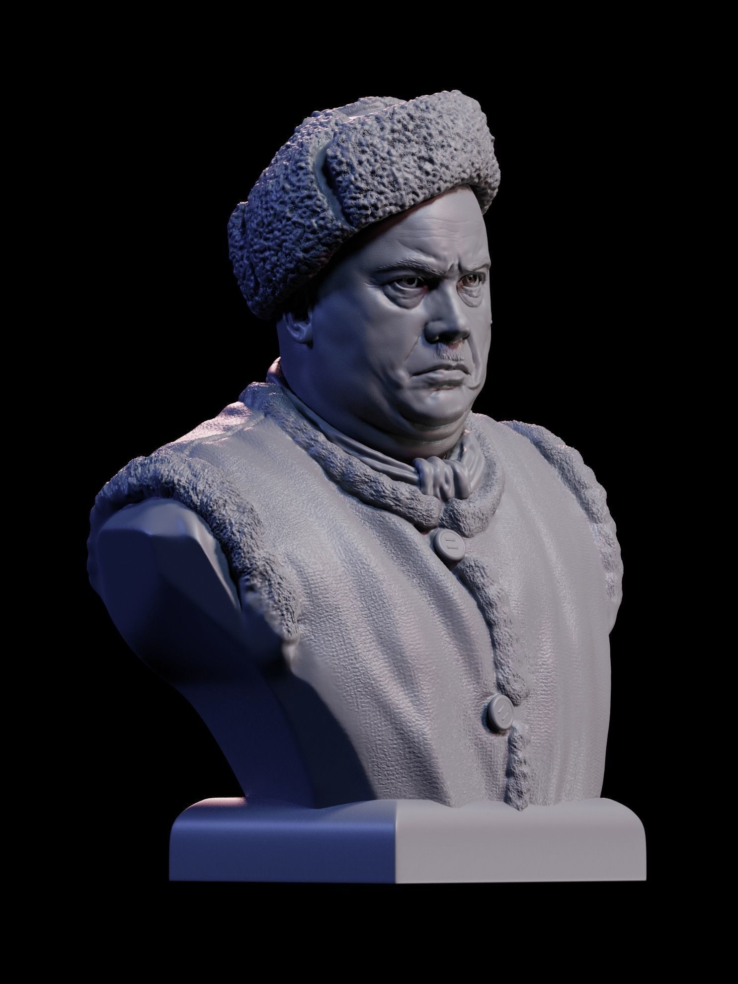 Morgunov bust 1 3D model 3D printable | CGTrader