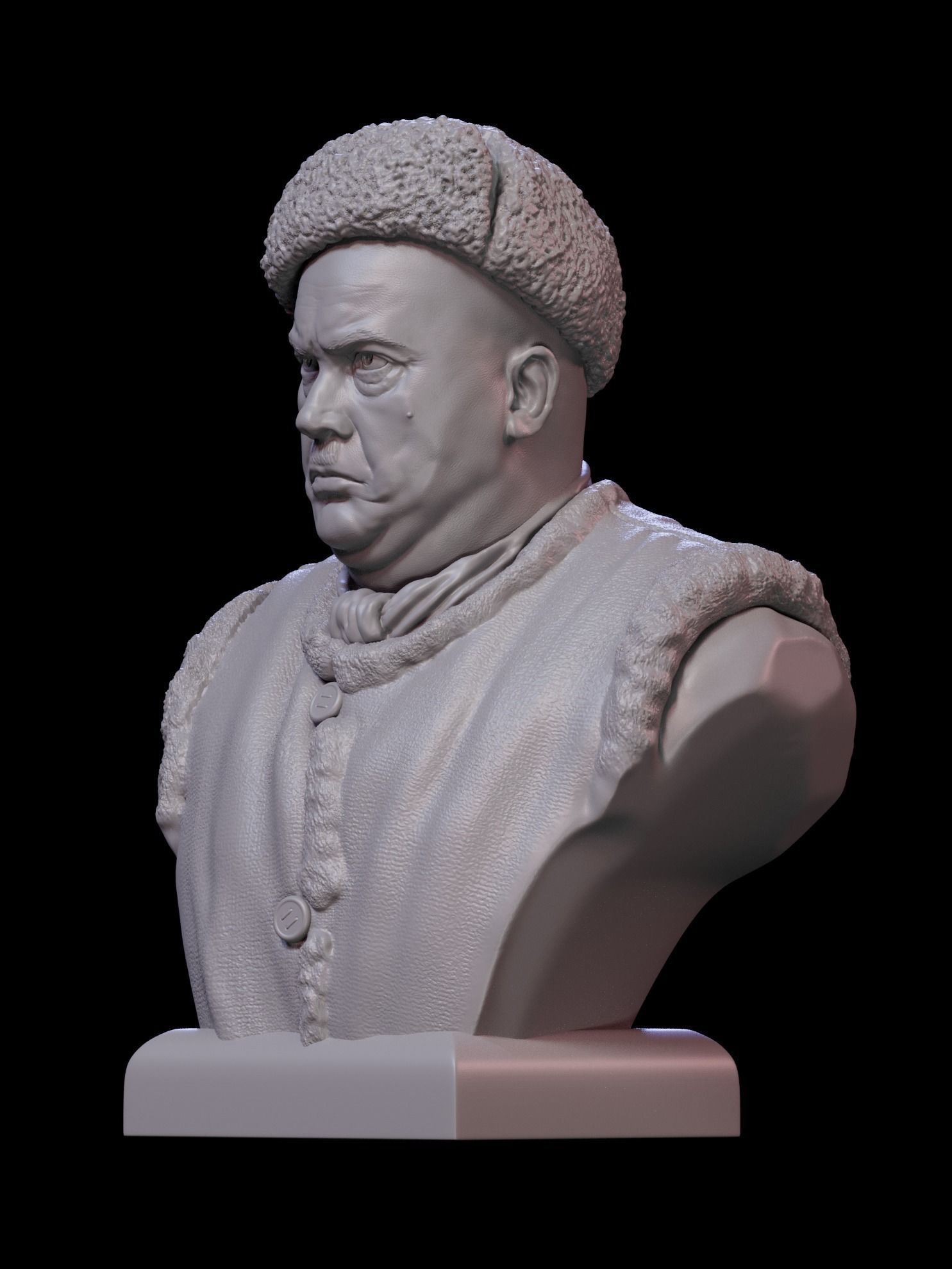 Morgunov bust 1 3D model 3D printable | CGTrader