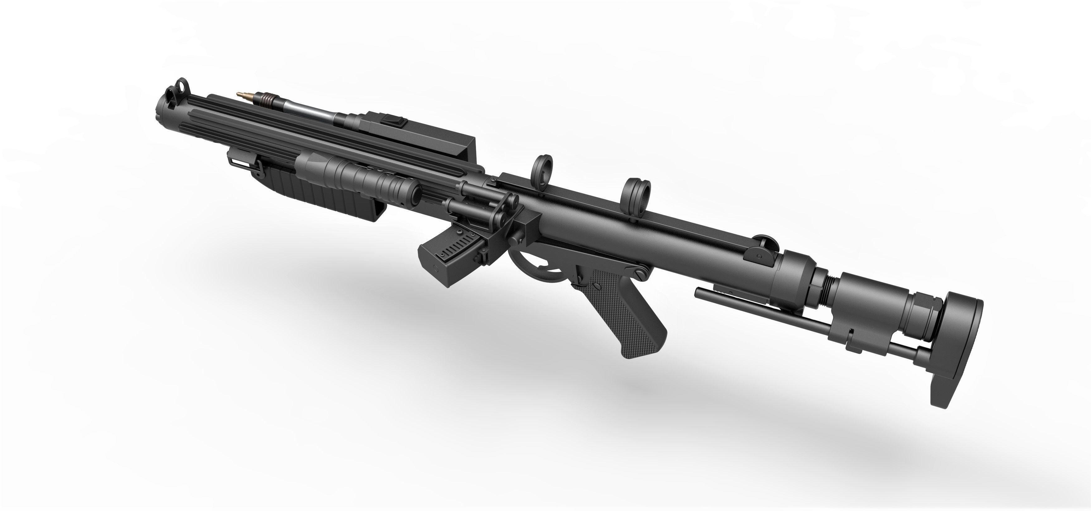 Mudtrooper Blaster rifle E-10 from Solo A Star Wars Story 2018 3D model ...