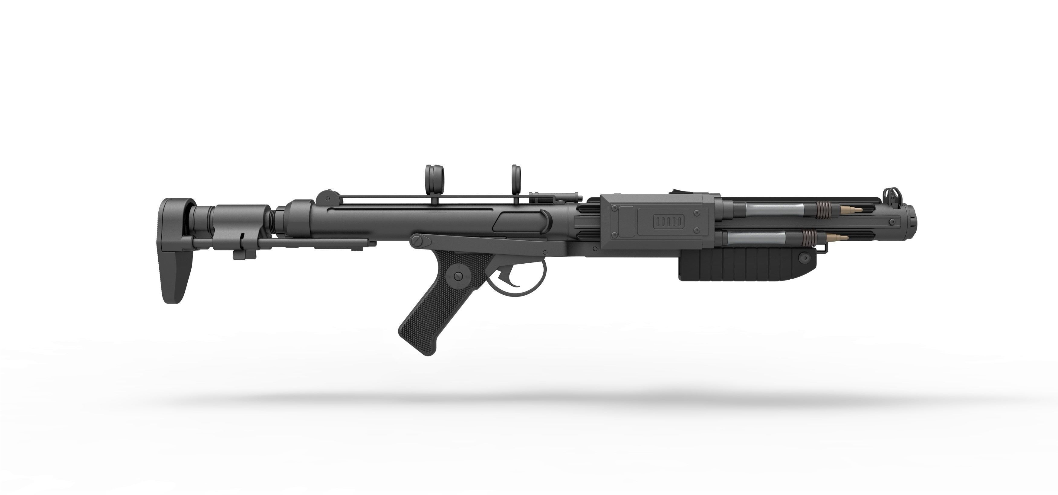 Mudtrooper Blaster rifle E-10 from Solo A Star Wars Story 2018 3D model ...