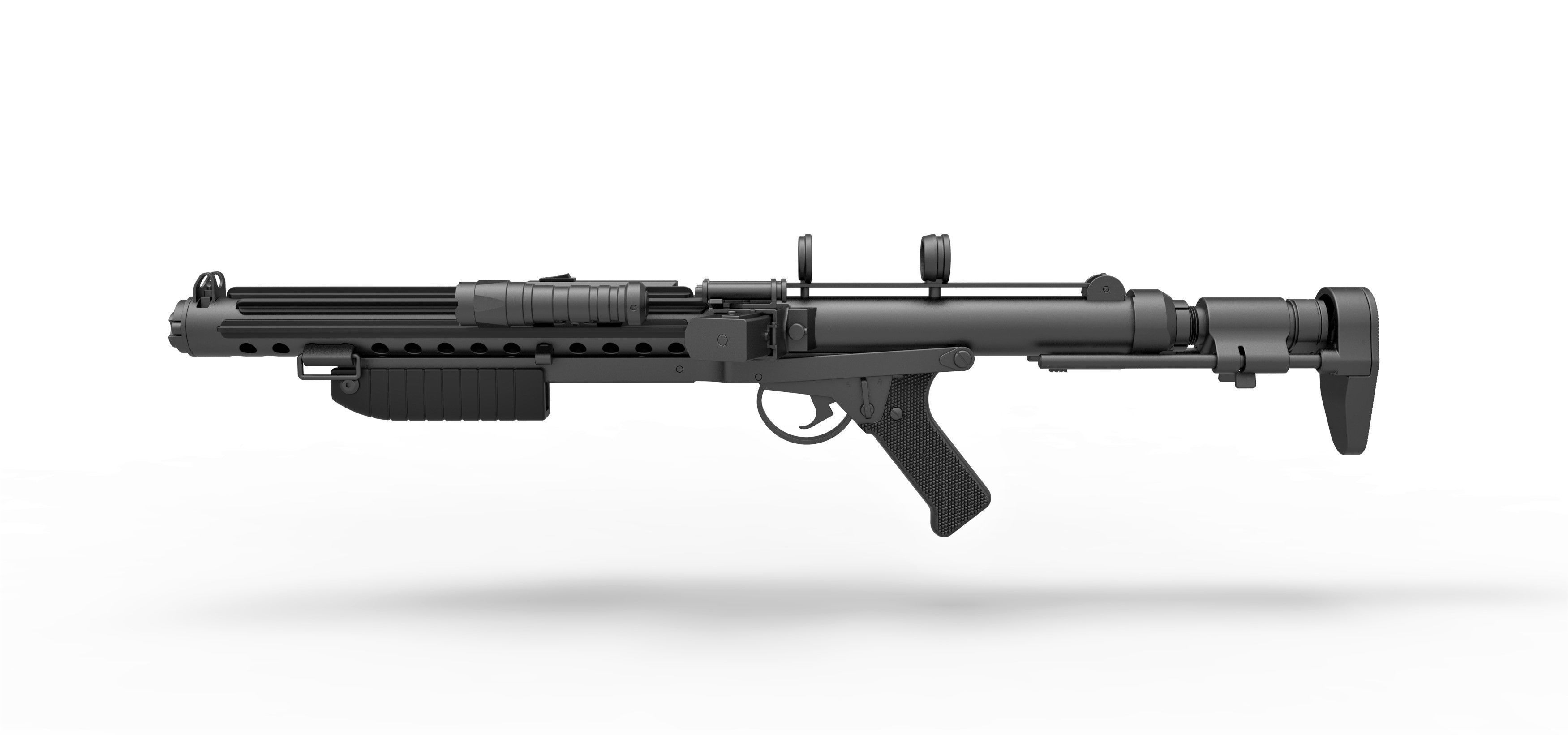 Mudtrooper Blaster rifle E-10 from Solo A Star Wars Story 2018 3D model ...