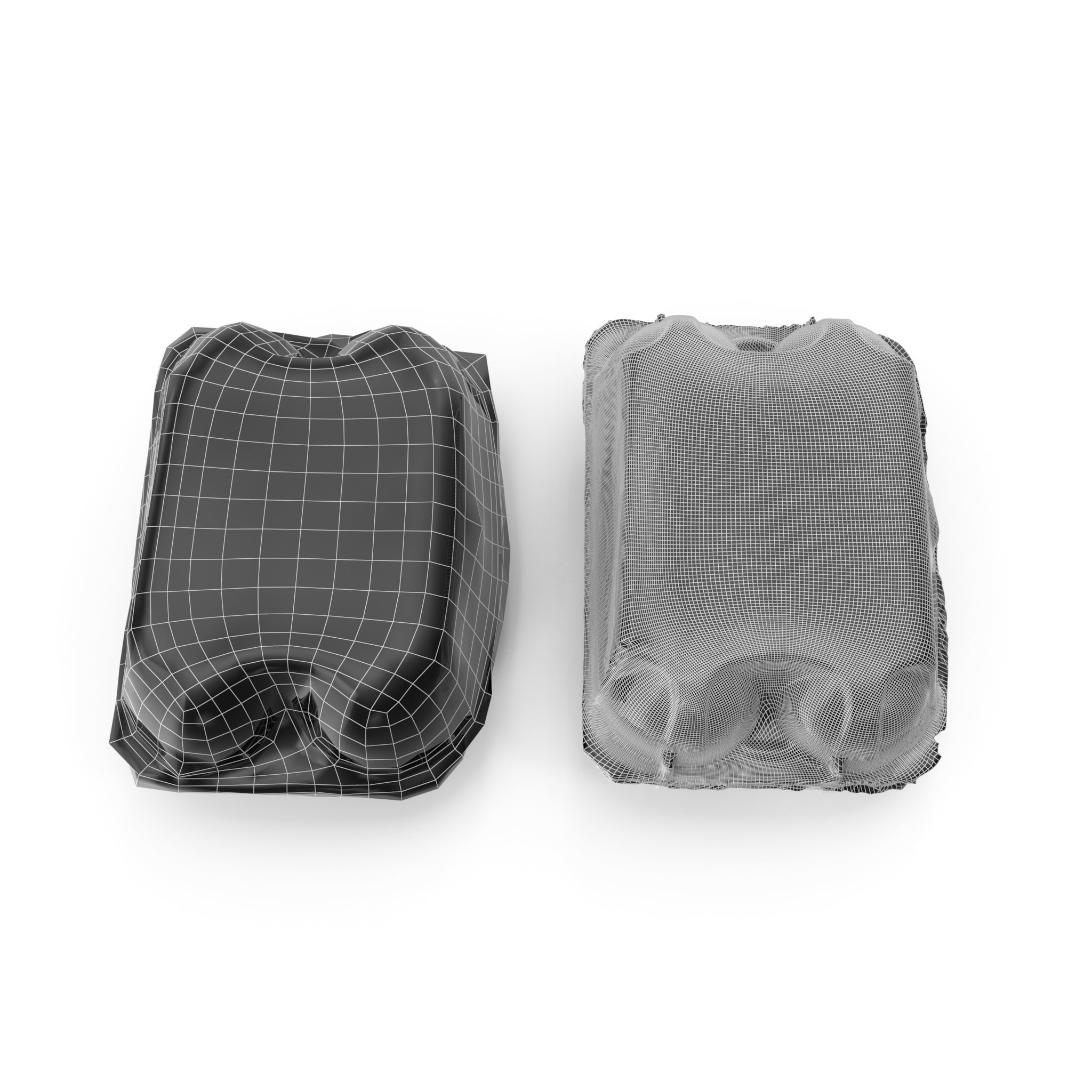 Egg Box 01 - High Poly and Lower Poly versions with 4K textures 3D ...