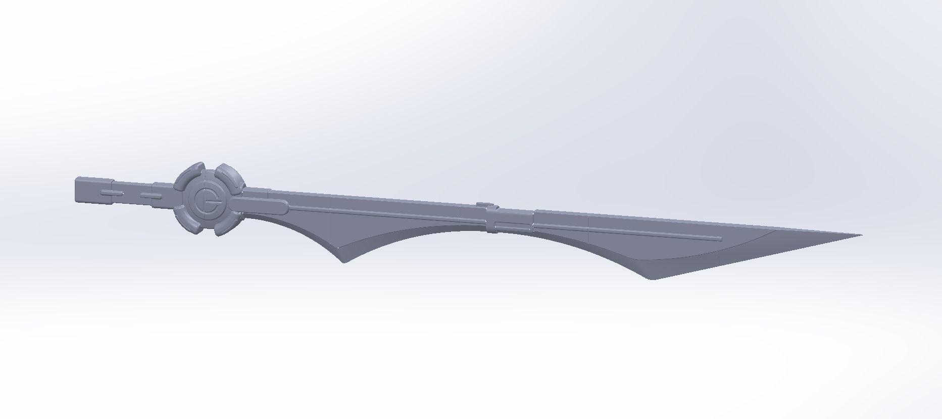 RWBY Penny Floating Array Sword Printable Assembly 3D model 3D ...