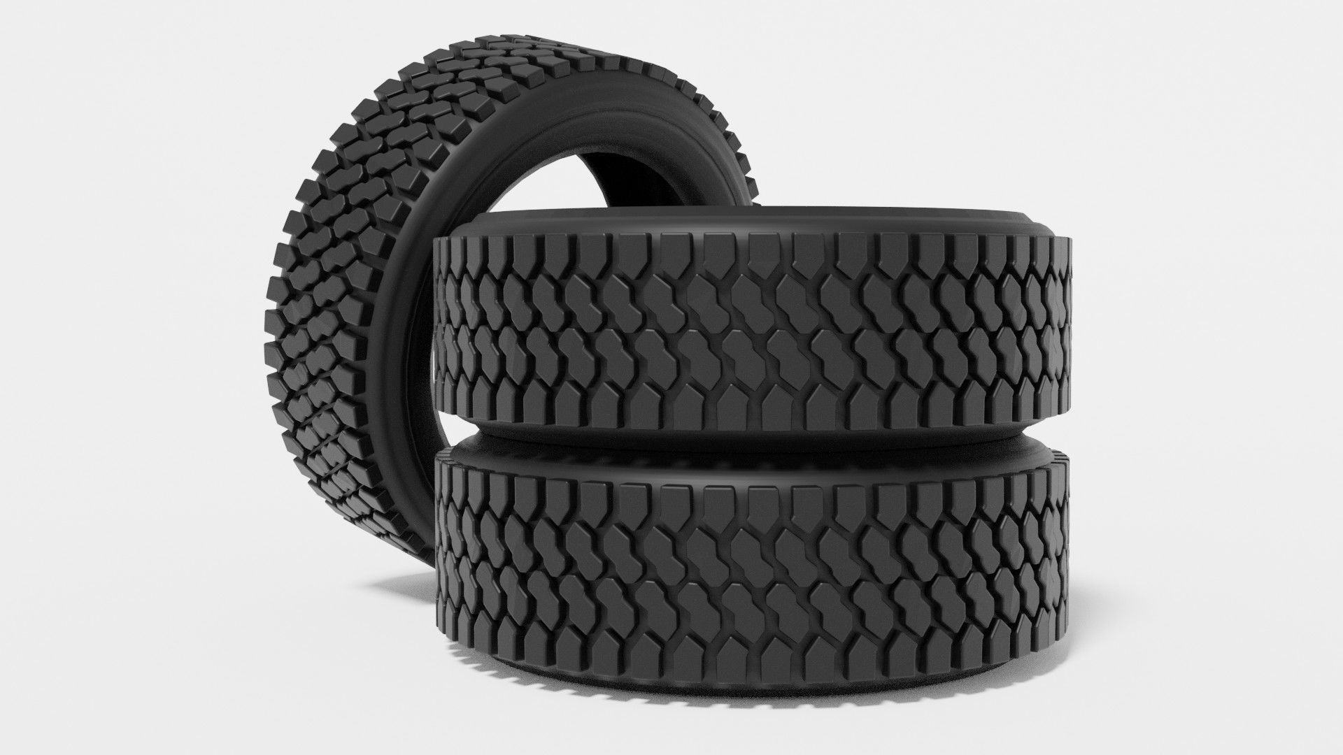 3D model Low poly Lorry Tire VR / AR / low-poly | CGTrader