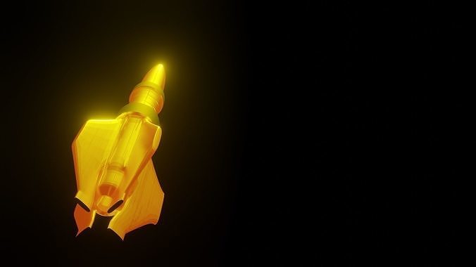 mini rocket 3D model | CGTrader