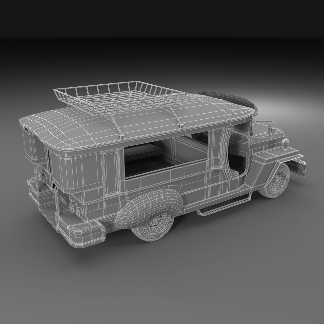 3D model Philippine Jeepney VR / AR / low-poly | CGTrader