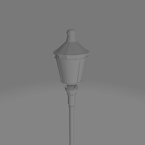 Street lamp free VR / AR / low-poly 3D model | CGTrader