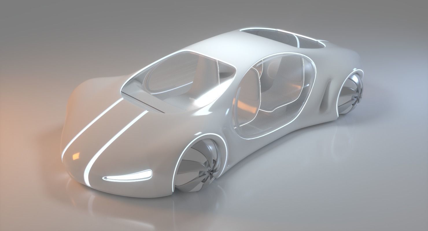 Future Car 34 3D model | CGTrader