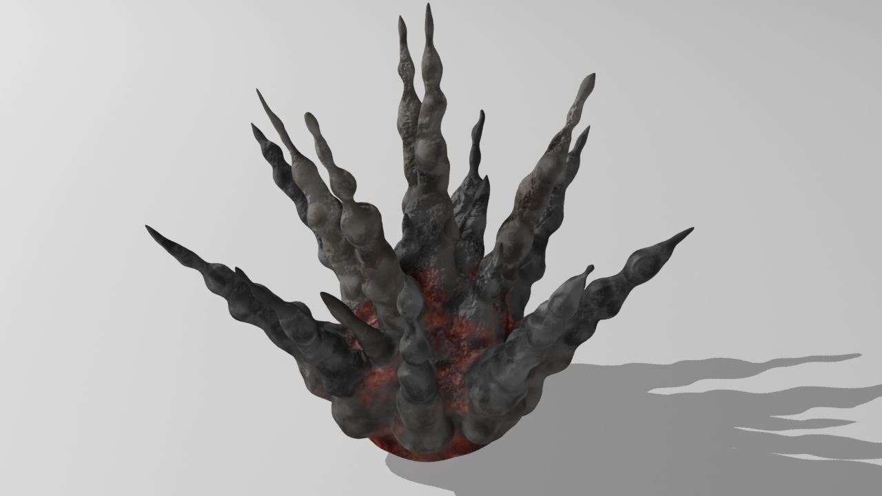 Explosion 3D model | CGTrader