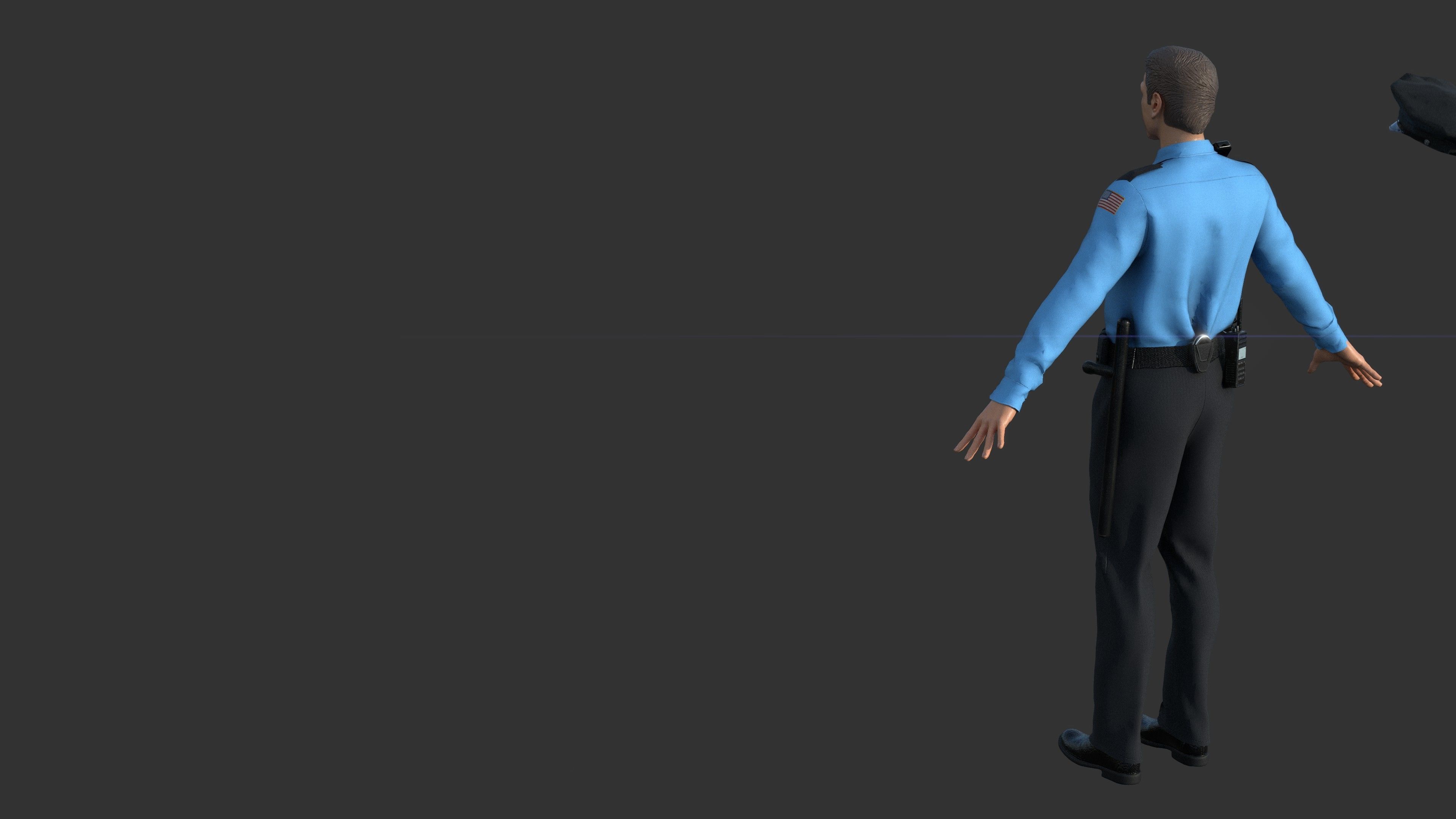 POLICE OFFICER 3D model | CGTrader