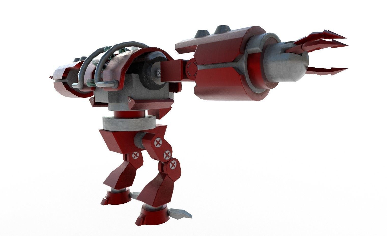 3D model Nitro robot VR / AR / low-poly | CGTrader