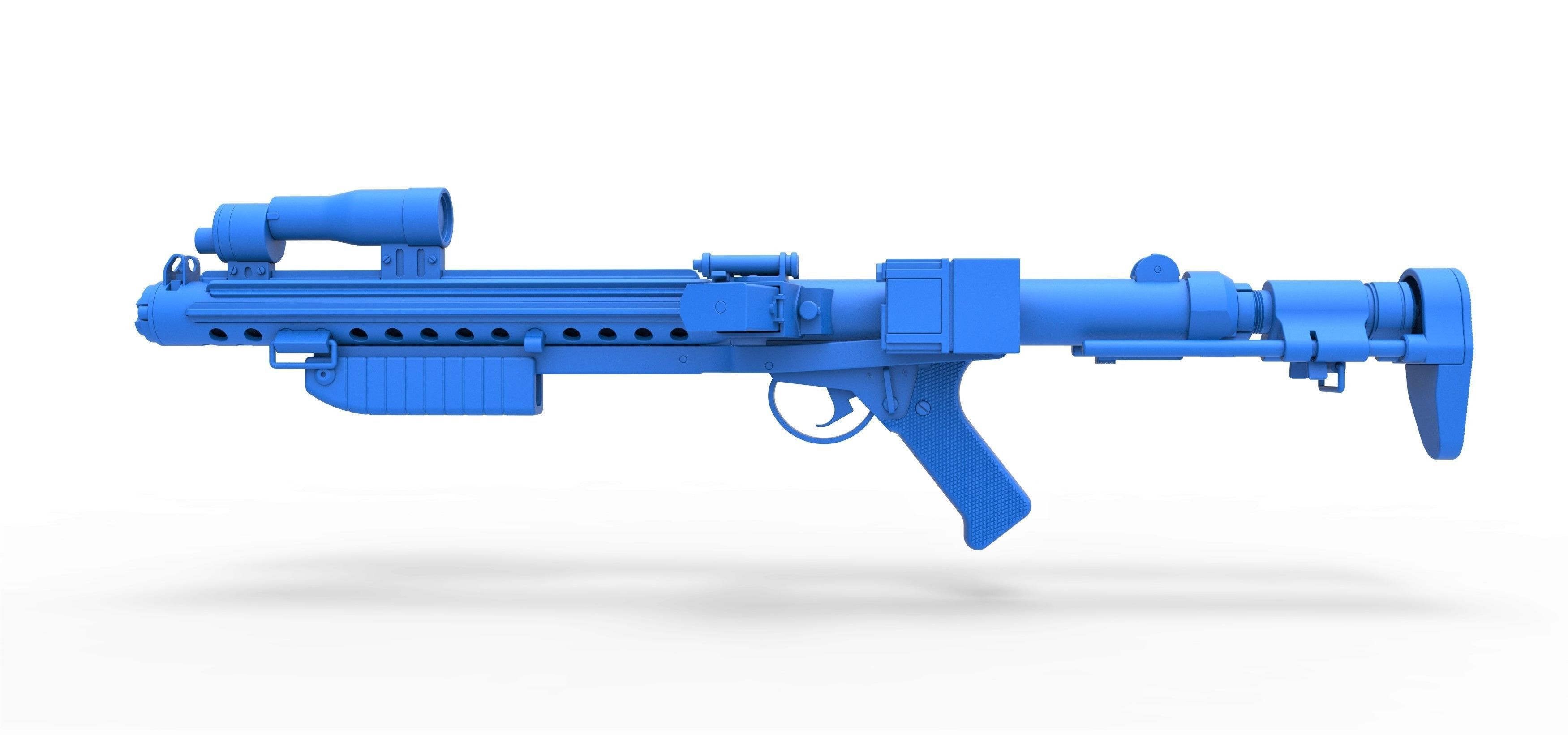 Range trooper Blaster rifle E-10R from Solo A Star Wars Story 3D model ...