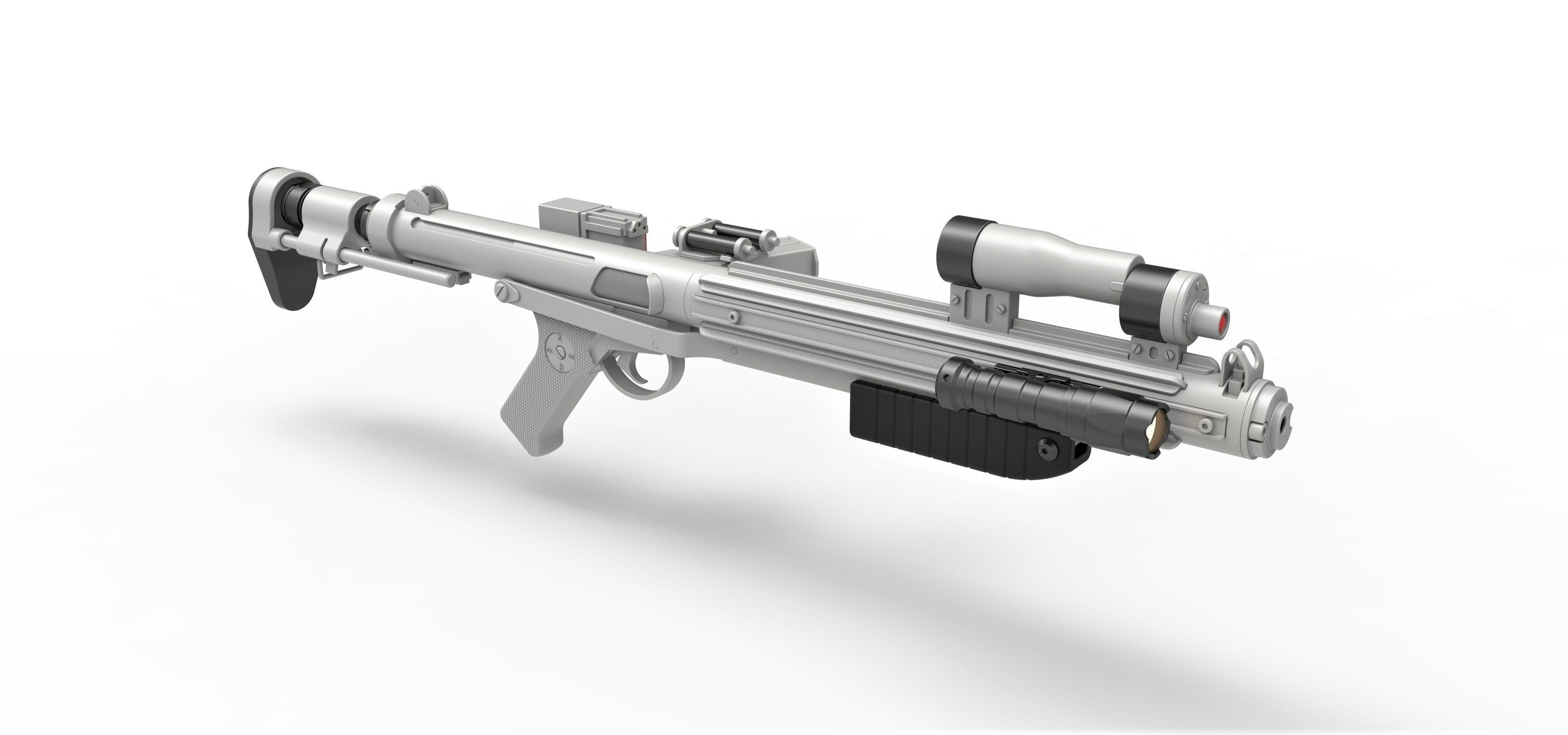 Range trooper Blaster rifle E-10R from Solo A Star Wars Story 3D model ...