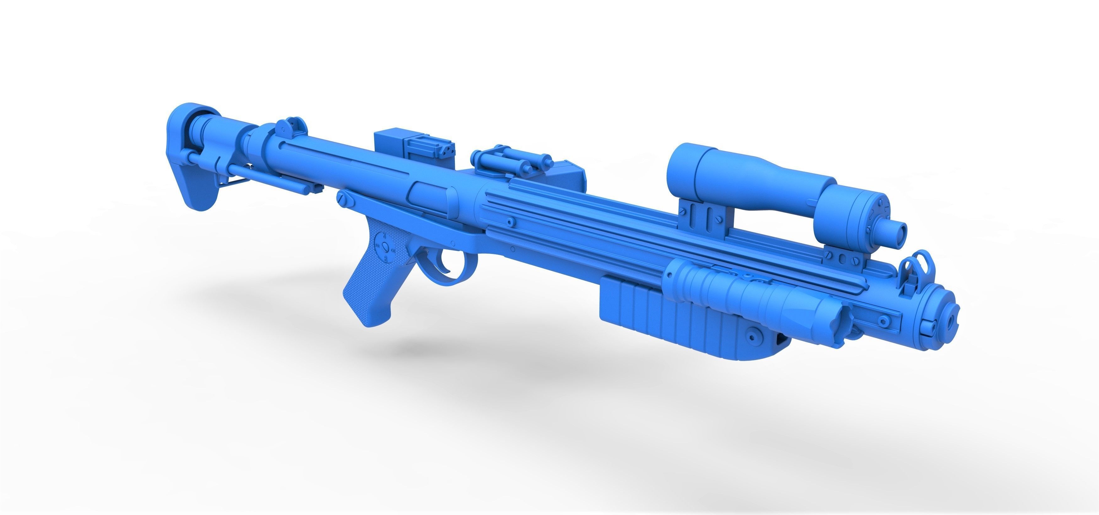 Range trooper Blaster rifle E-10R from Solo A Star Wars Story 3D model ...