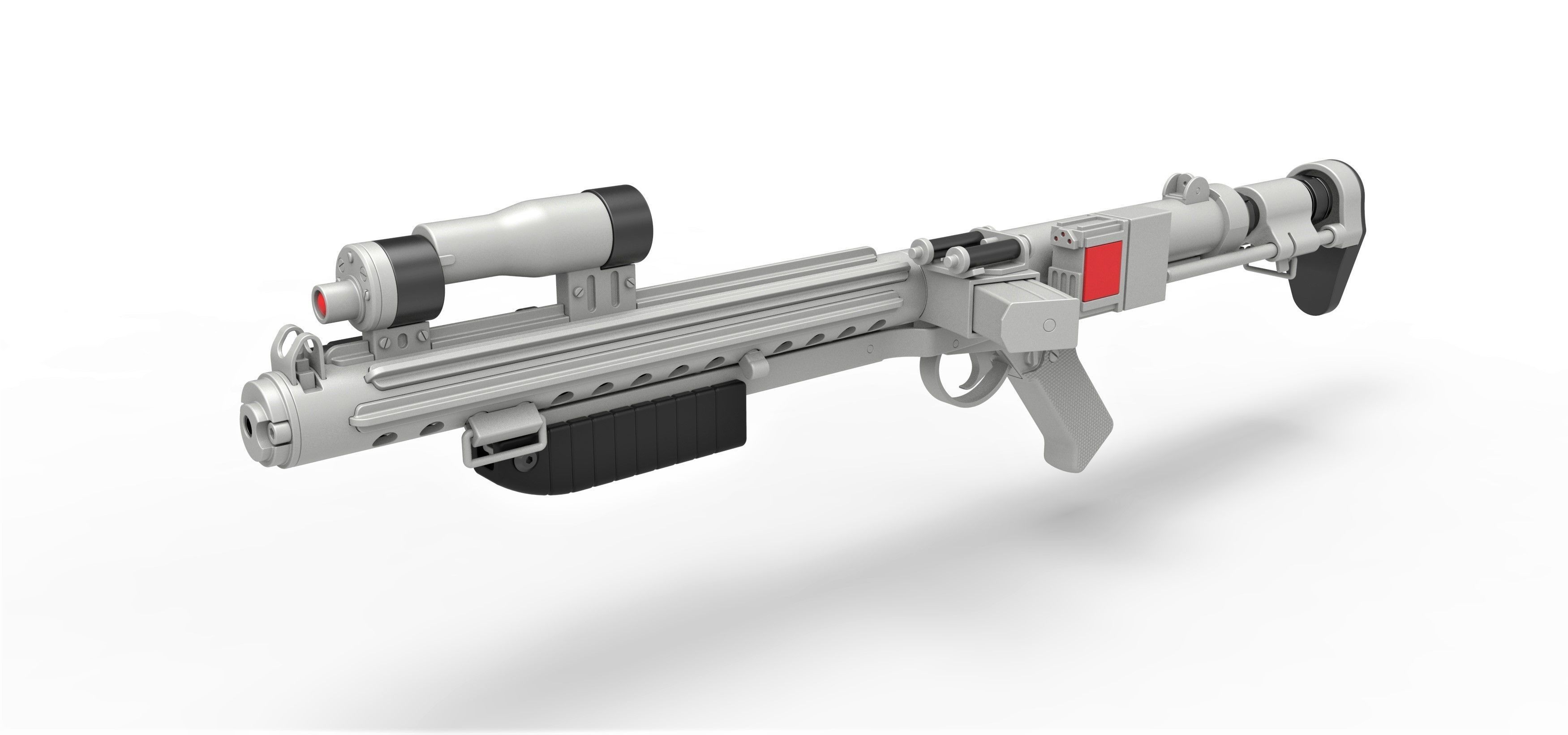 Range trooper Blaster rifle E-10R from Solo A Star Wars Story 3D model ...