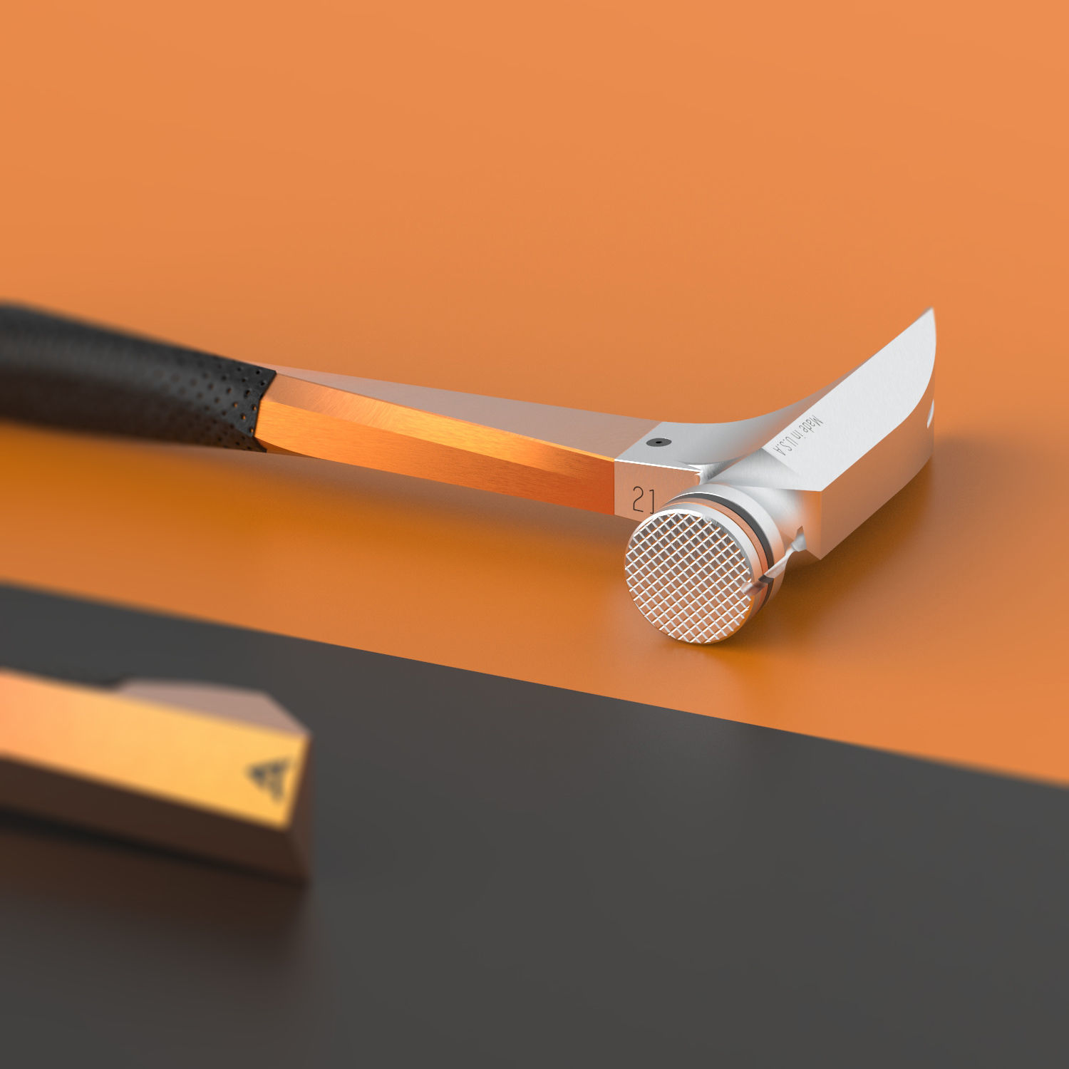 3D model Modern Geometric Titanium Hammer VR / AR / low-poly | CGTrader