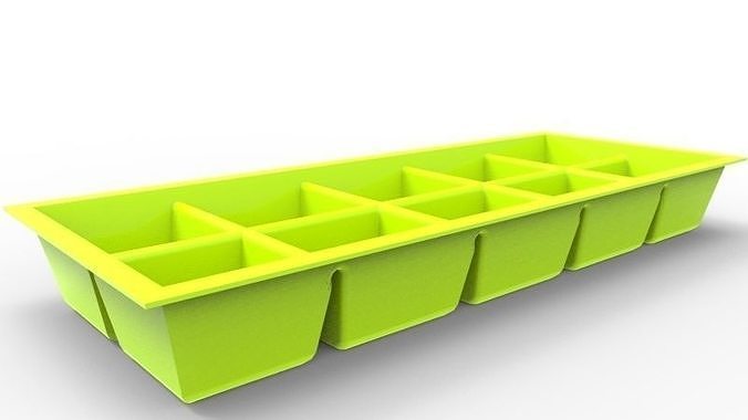 ice cube box 3D model 3D printable | CGTrader