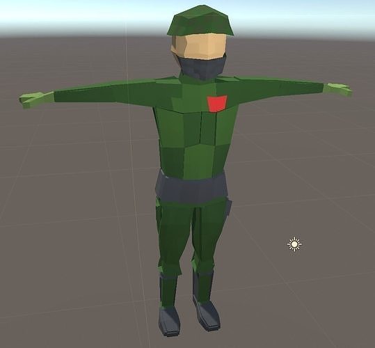 3D model Low Poly Soldier Model VR / AR / low-poly | CGTrader