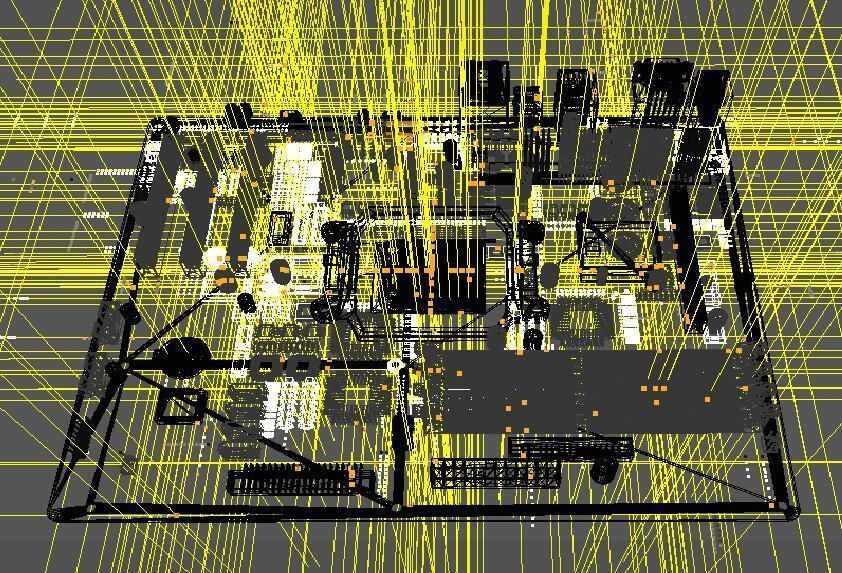 Motherbroad computer motherboard 3D model | CGTrader