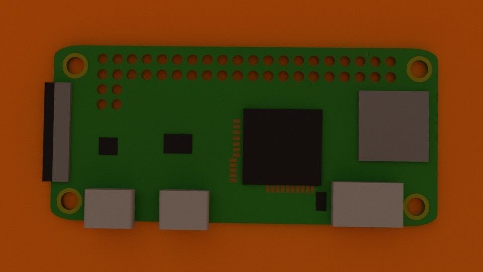 raspberry pi zero w free 3D model | CGTrader
