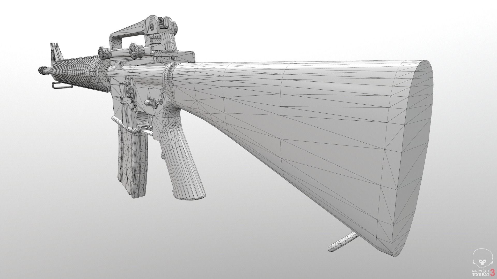3D model M16 RIFLE VR / AR / low-poly | CGTrader
