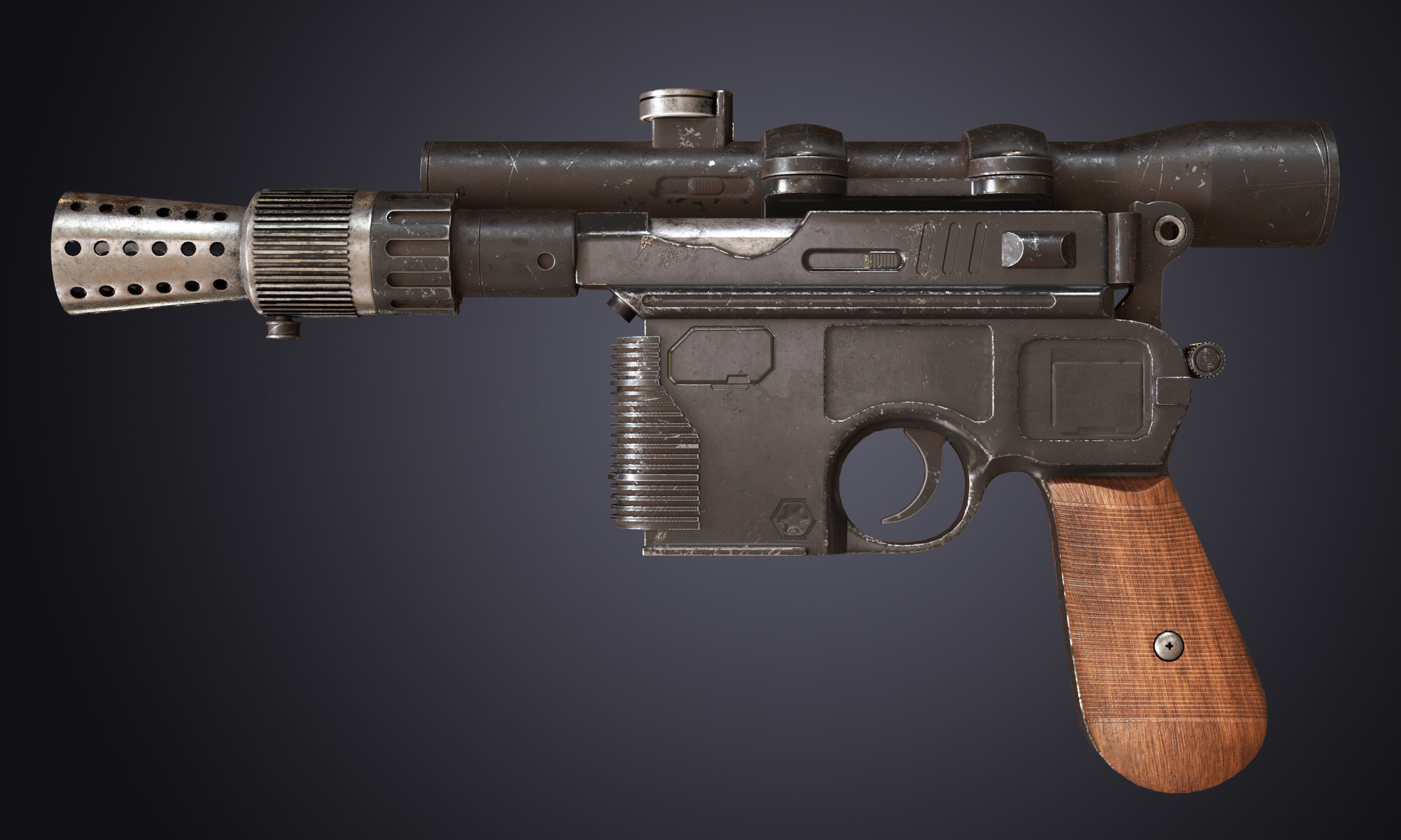 DL-44 Blaster 3D model | CGTrader
