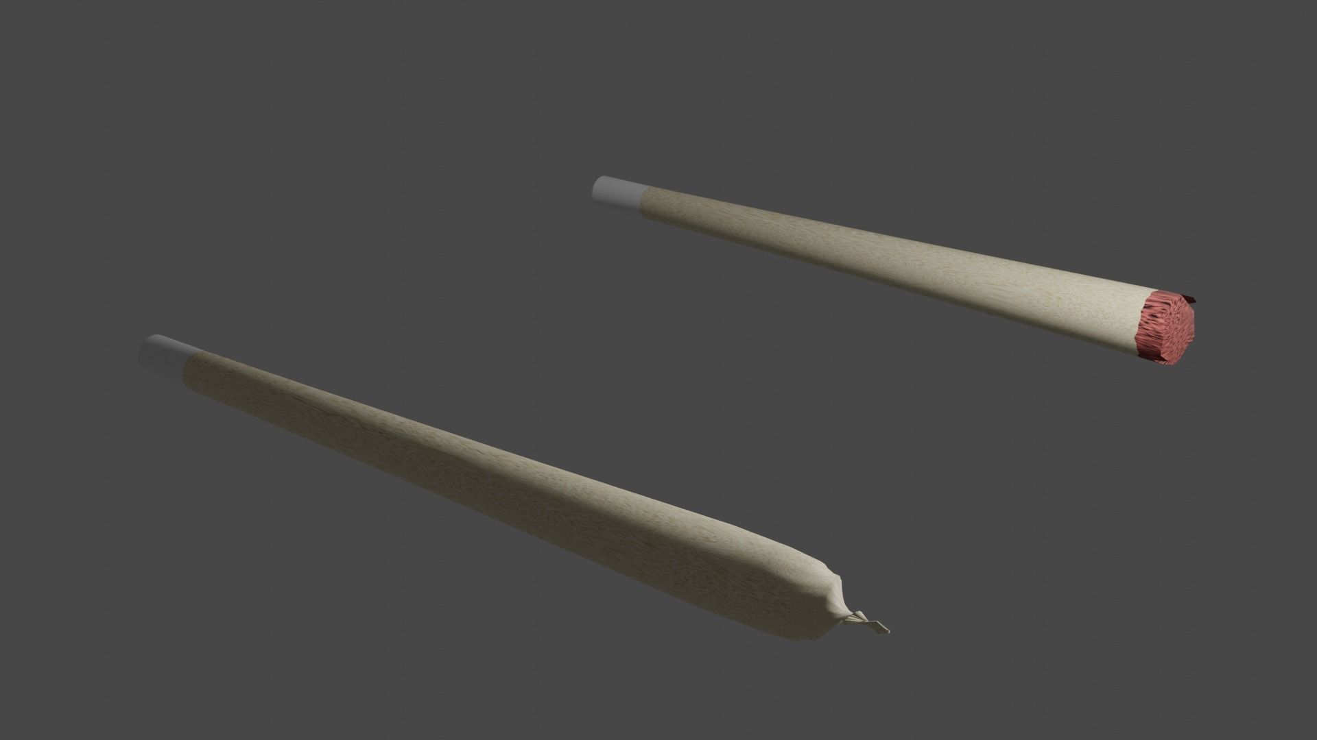 3D model Rolled joint VR / AR / low-poly | CGTrader