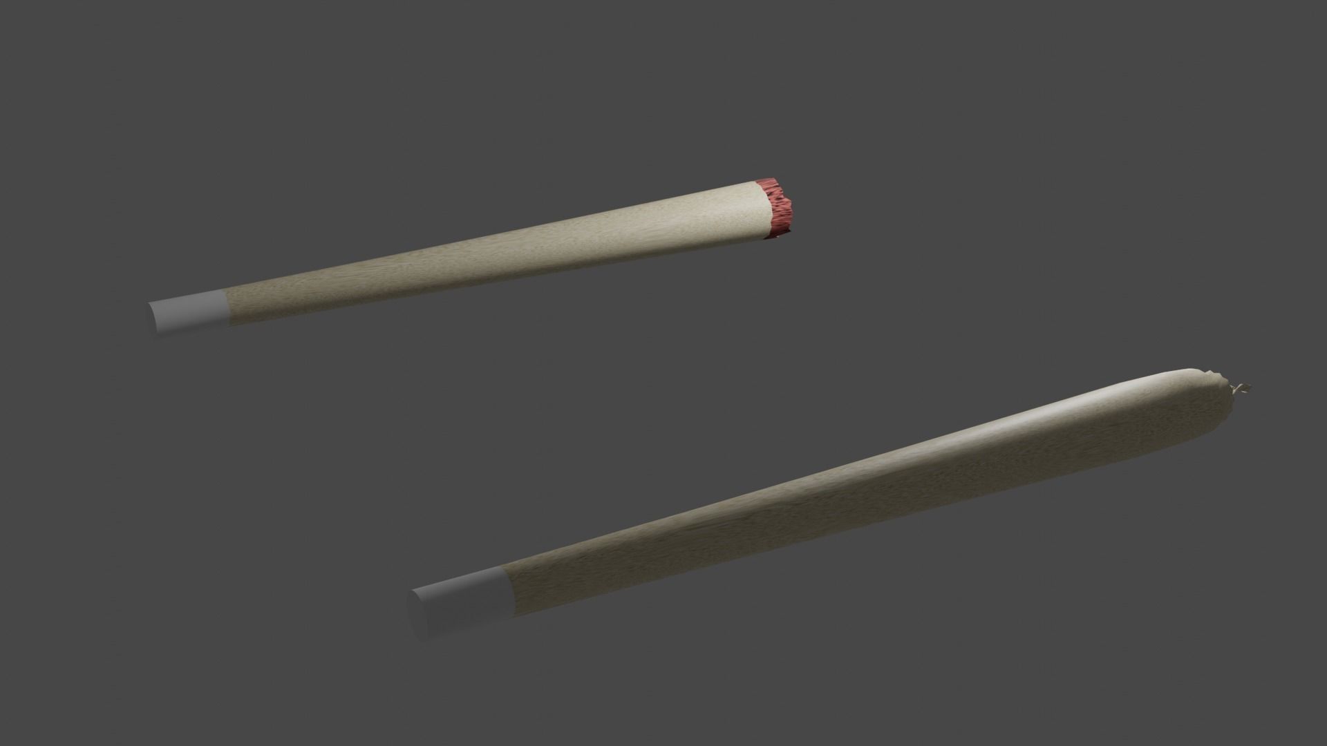 3D model Rolled joint VR / AR / low-poly | CGTrader