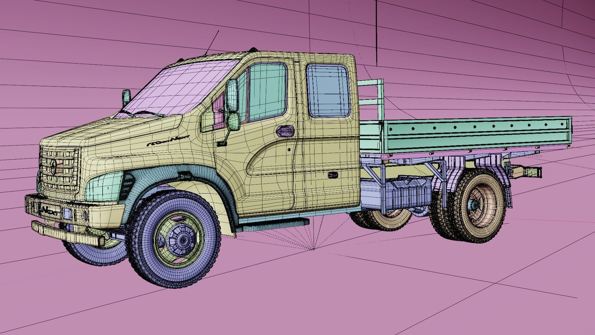 GAZ truck - Gazon Next 3D model | CGTrader