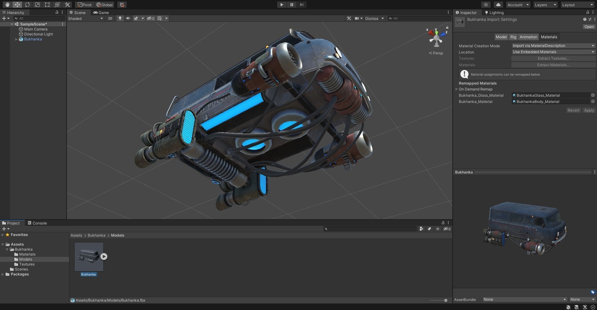3D model Soviet flying car VR / AR / low-poly rigged animated | CGTrader