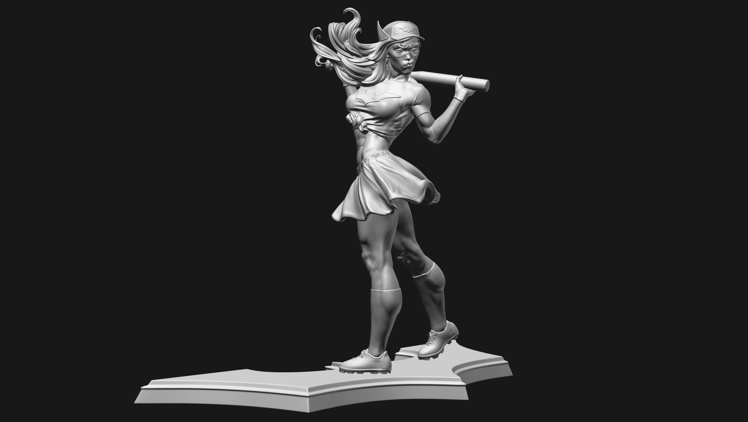 Batwoman Bombshells 3D model 3D printable | CGTrader
