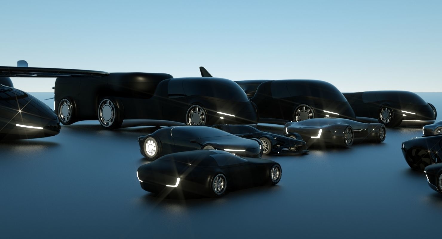 Future Vehicles Collection 3D model | CGTrader