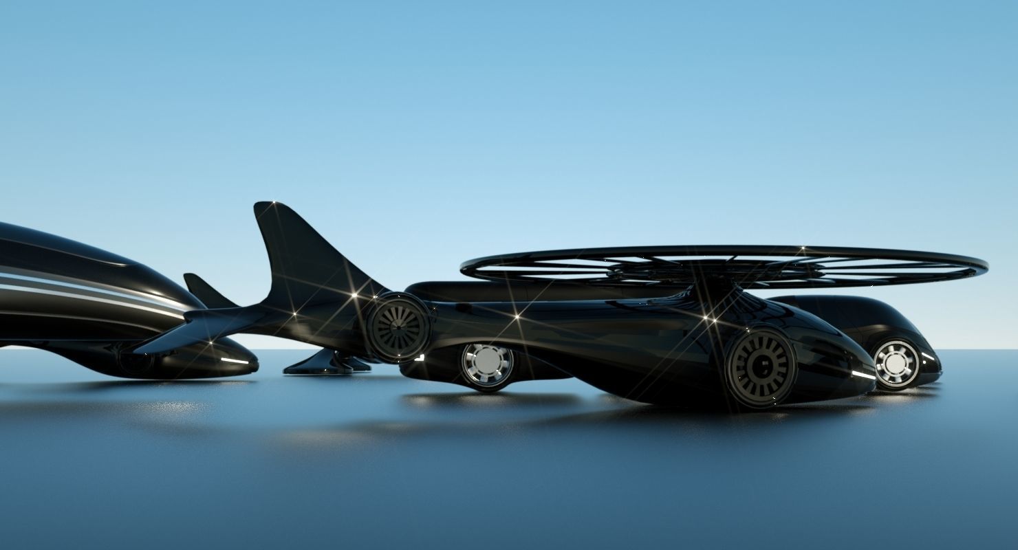 Future Vehicles Collection 3D model | CGTrader