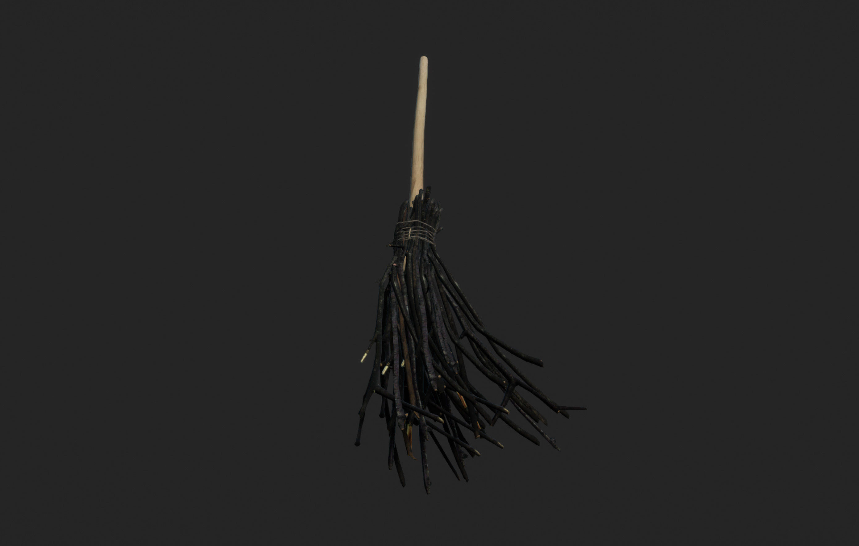 3D model Classic Broom VR / AR / low-poly | CGTrader