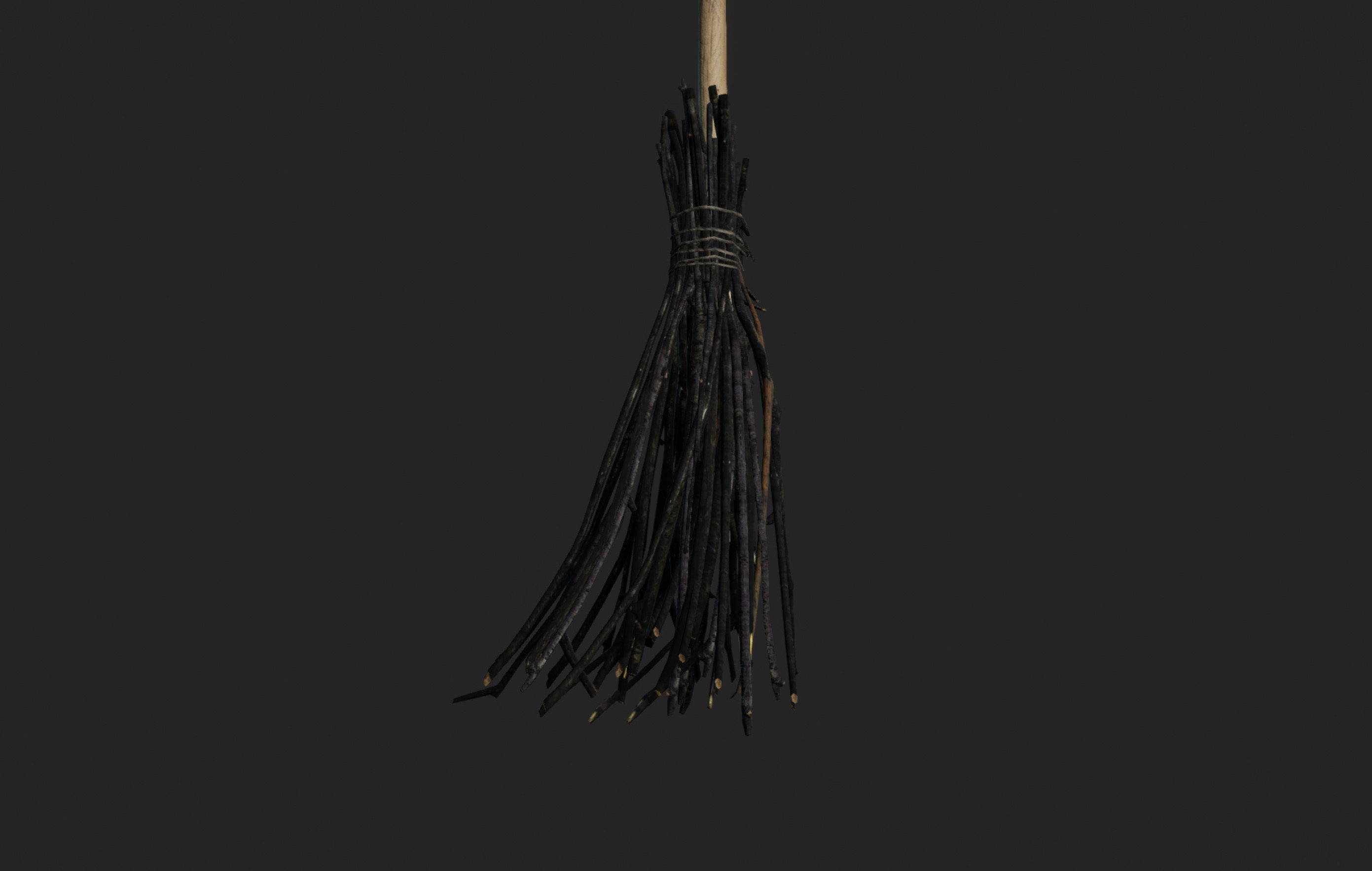 3D model Classic Broom VR / AR / low-poly | CGTrader