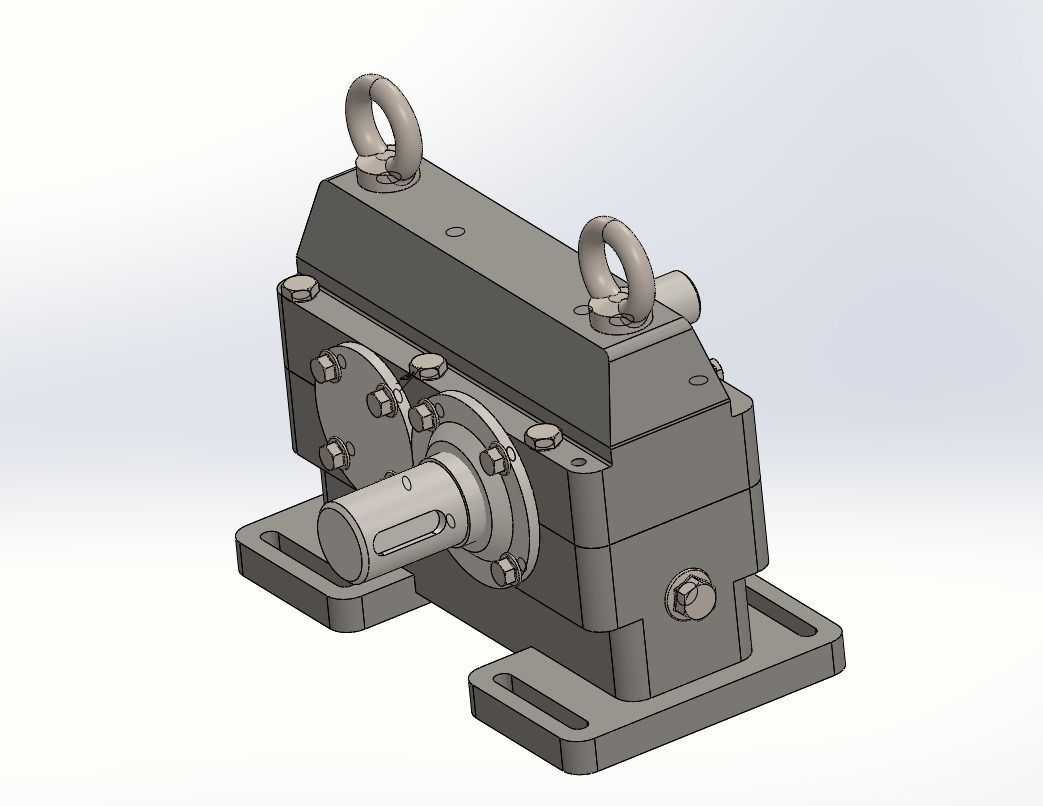 Speed reducer 3D model | CGTrader