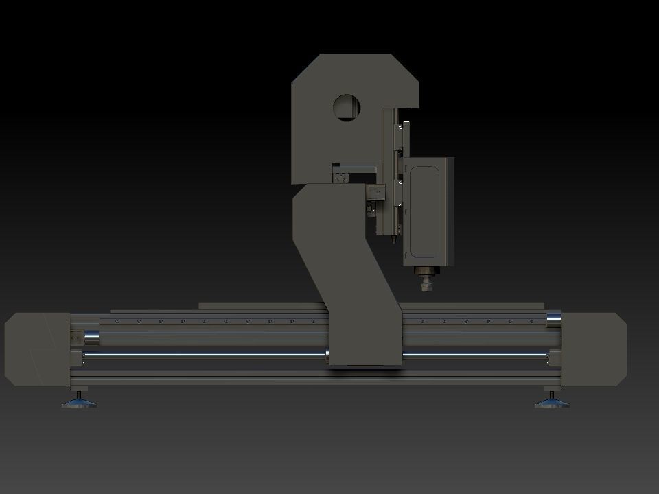 CNC ROUTER MACHINE DESIGN 3D model | CGTrader