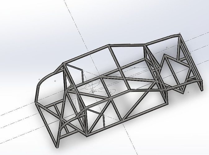 chassis of a car 3D model | CGTrader